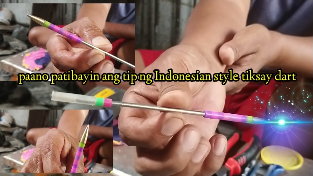 paano gumawa ng matibay na tip ng indonesian style tiksay dart. - YouTube