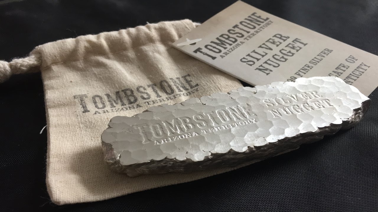 The Unique 10 oz Silver Tombstone by Scottsdale - YouTube