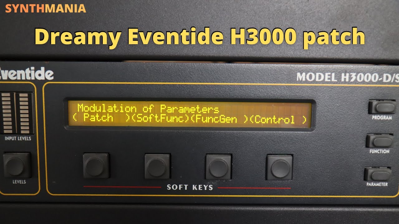 A tweaked Eventide H3000 patch that sounds dreamy - YouTube