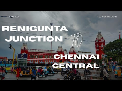 🚆 Renigunta Junction to Chennai Central | Local Train Journey Through ...