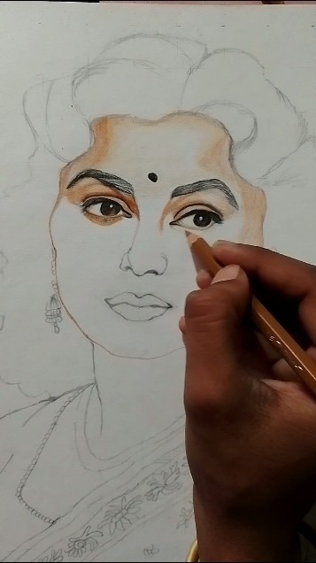 Madhubala Drawing #shorts#drawing#viral - YouTube
