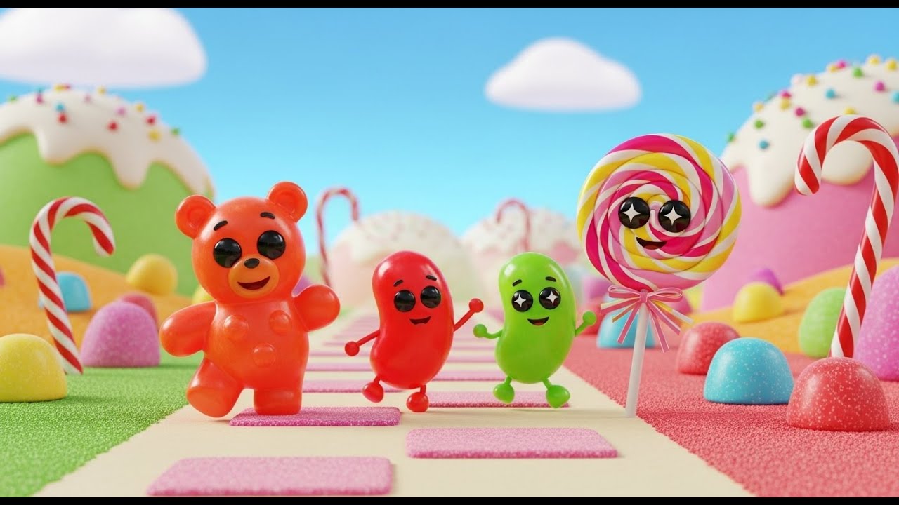 Days of the Week Song with Sweet Candy Characters | Fun Learning Song ...
