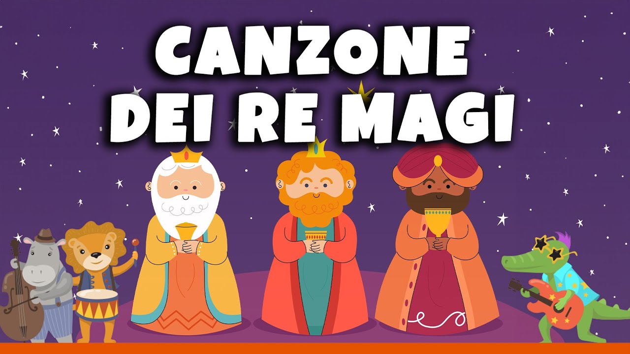 CANZONE DEI RE MAGI - Canzone di Natale per bambini (Con testo) - YouTube