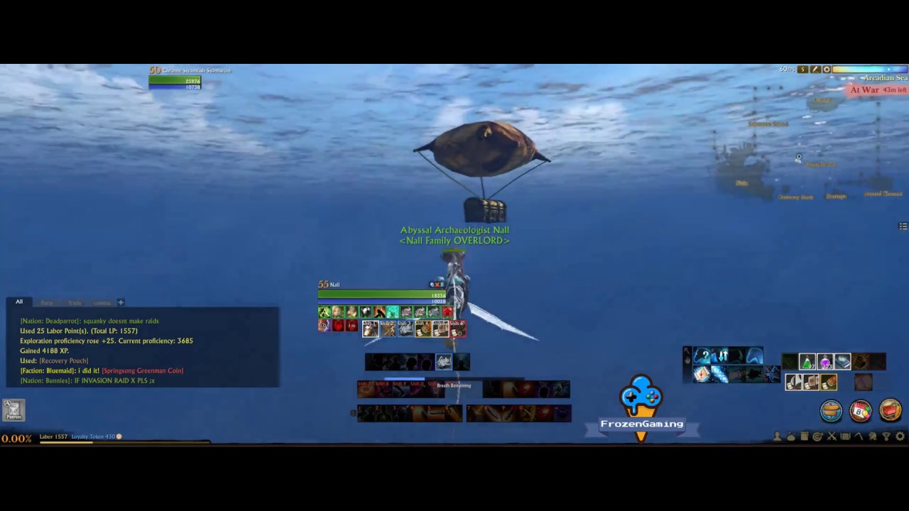 Submarine Ocean Chest Diving - Archeage 2016 - YouTube