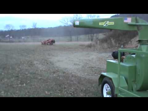 2006 Bowie IBD-7 Straw Blower Hay Mulcher Hay Blower Hydroseeder Demo ...