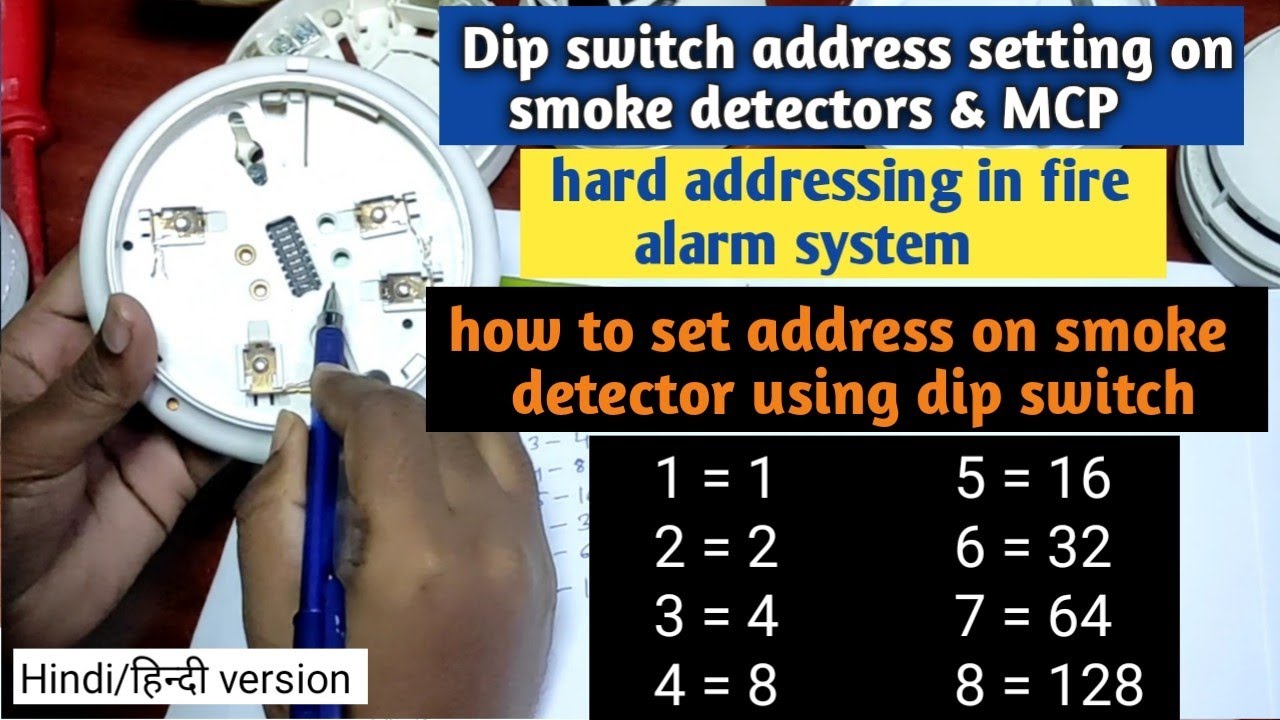 Dip Switch Address Setting On Smoke Detectors MCP How To Set Address Using Dip Switch YouTube Dip Switch Address Setting On Smoke Detectors MCP How To Set Address Using Dip Switch YouTube