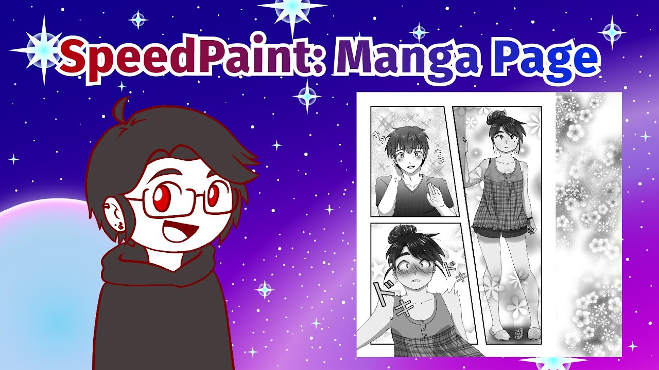 SpeedPaint: Manga Page - YouTube