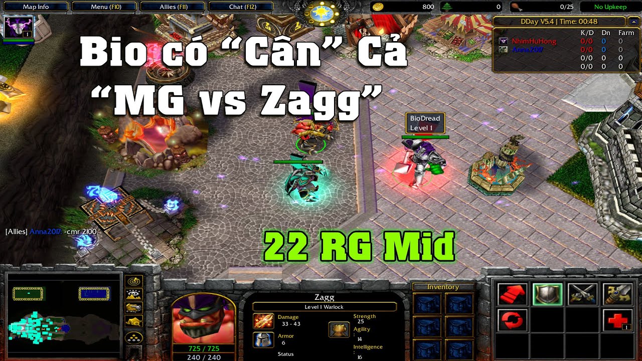 Bio Cân Luôn Cả "Zagg vs MG" | 22 RG Mid - YouTube