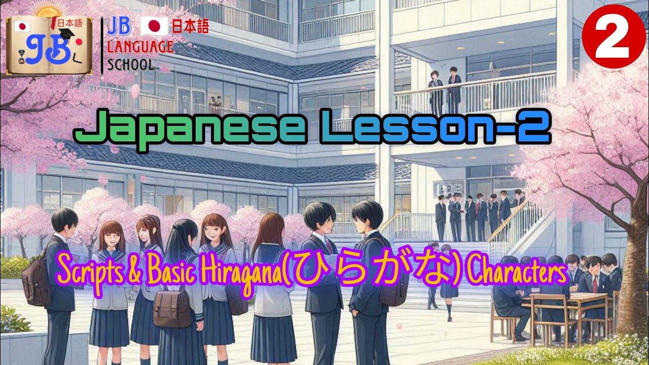 Japanese Language Lesson -2 Scripts & Basic Hiragana Characters by JB ...