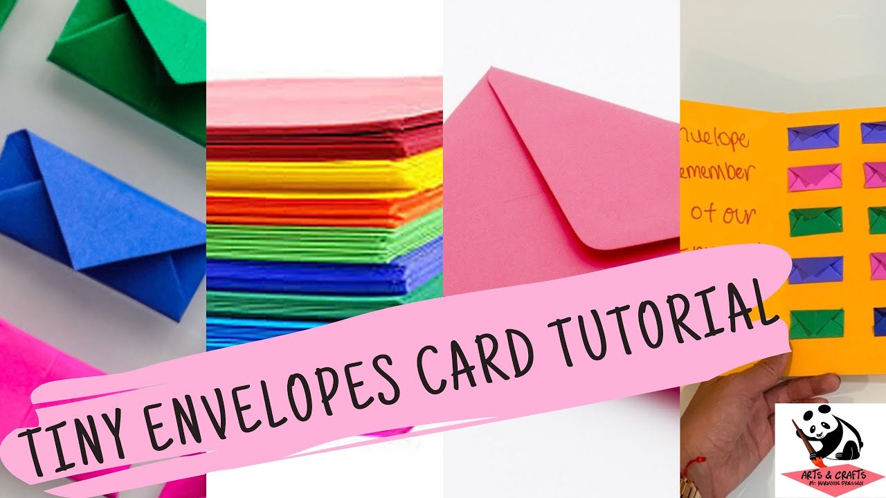 Tiny envelopes card tutorial DIY - YouTube