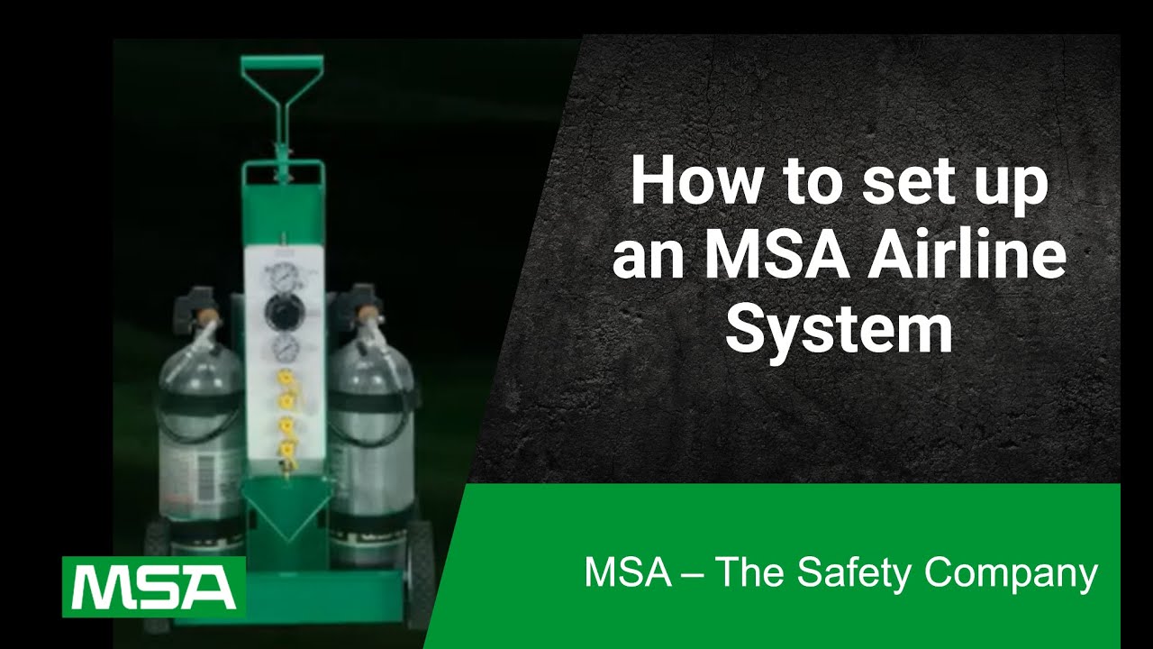 How to set up an MSA Airline System - YouTube