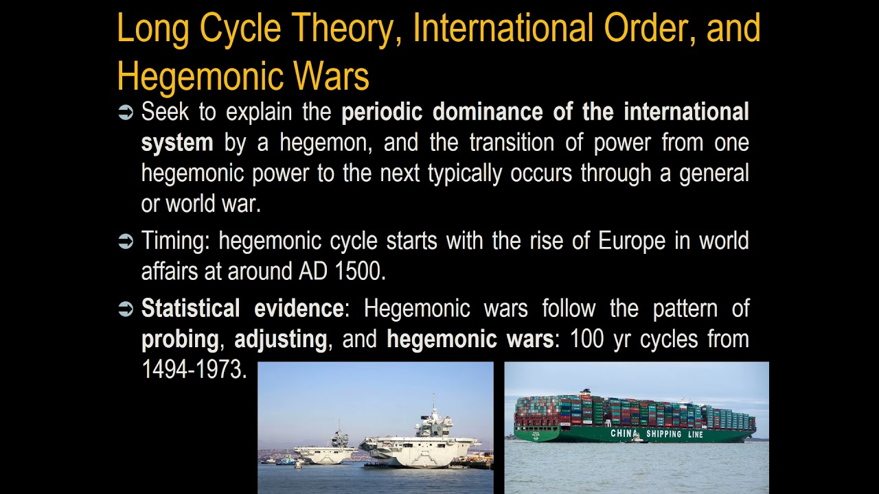 005 International Relations Theory Lecture 12 Hegemonic Stability ...