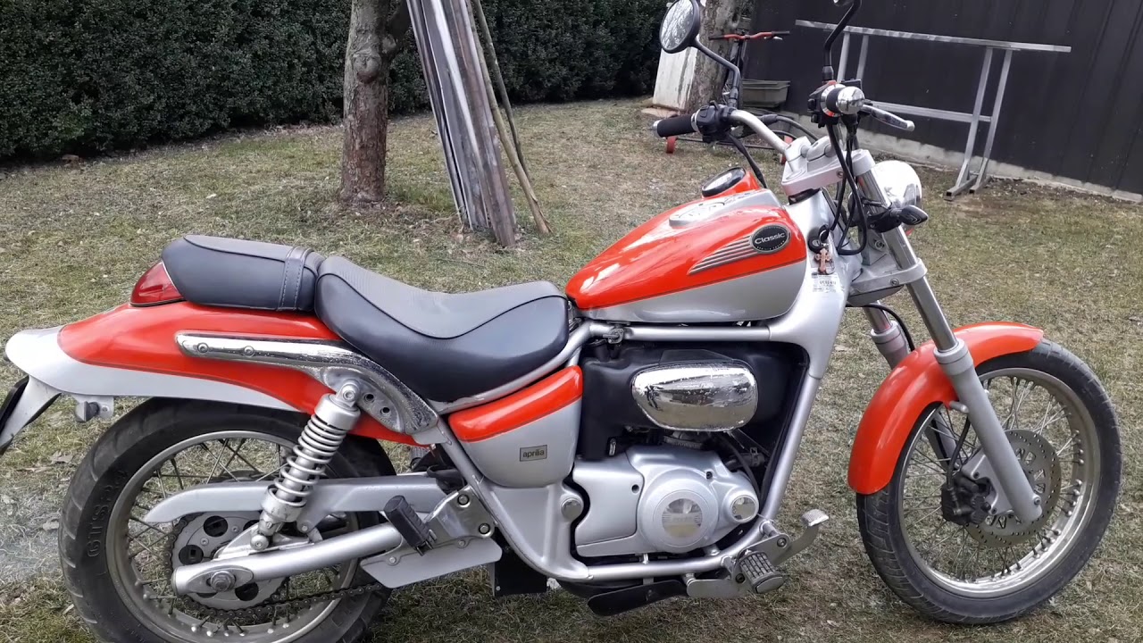 Aprilia Classic 125 COLD START -8 - YouTube