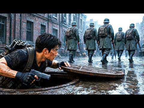 Agent infiltrates enemy camp through manhole | High‑score Action Movie 4K #Action #spy