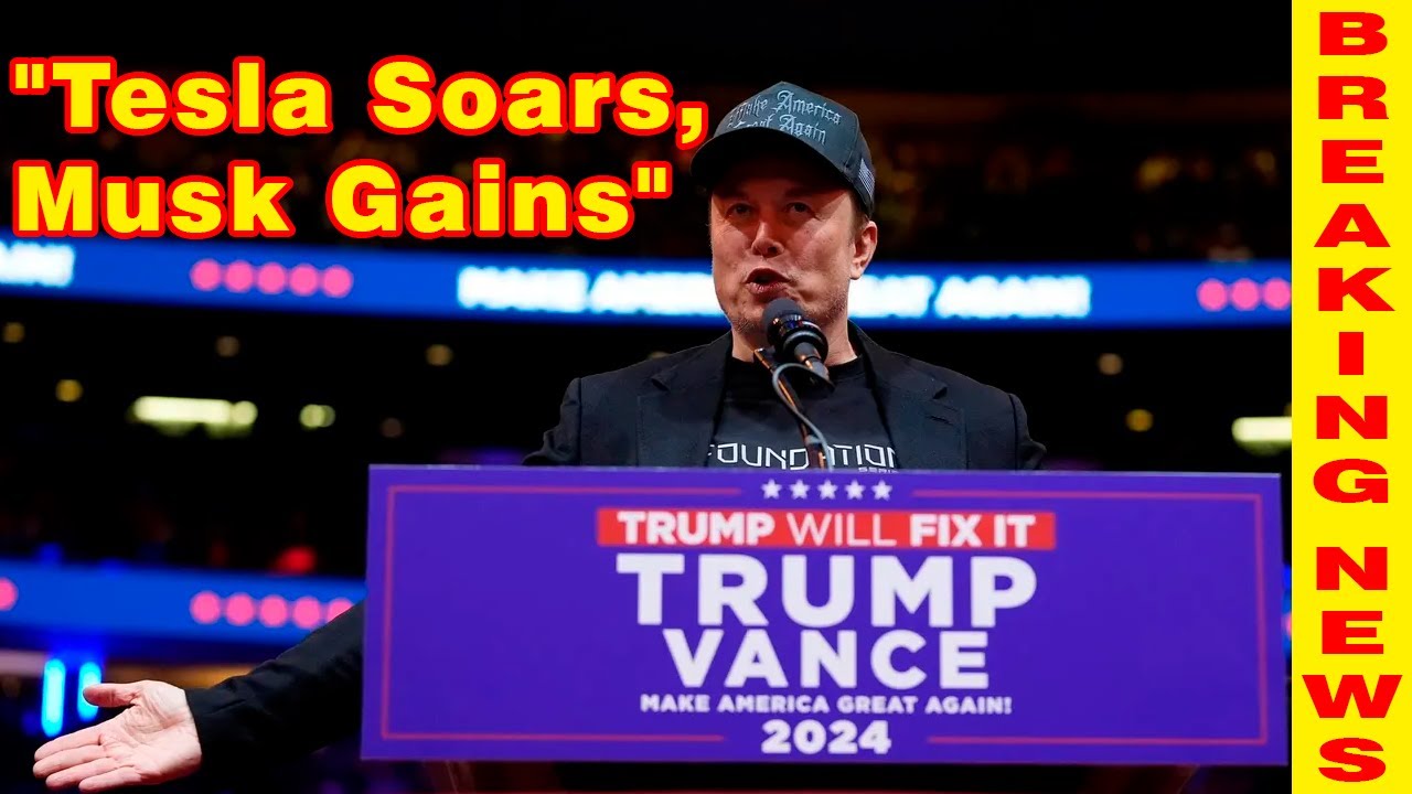 Tesla Shares Skyrocket 12% After Trump Victory! Elon Musk Gains $15 ...
