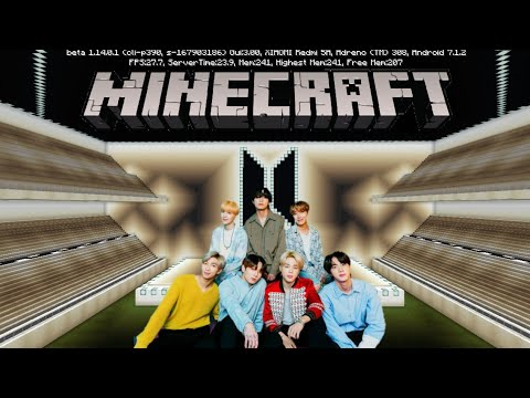 BTS (방탄 소년단) 'ON' concert Minecraft - YouTube