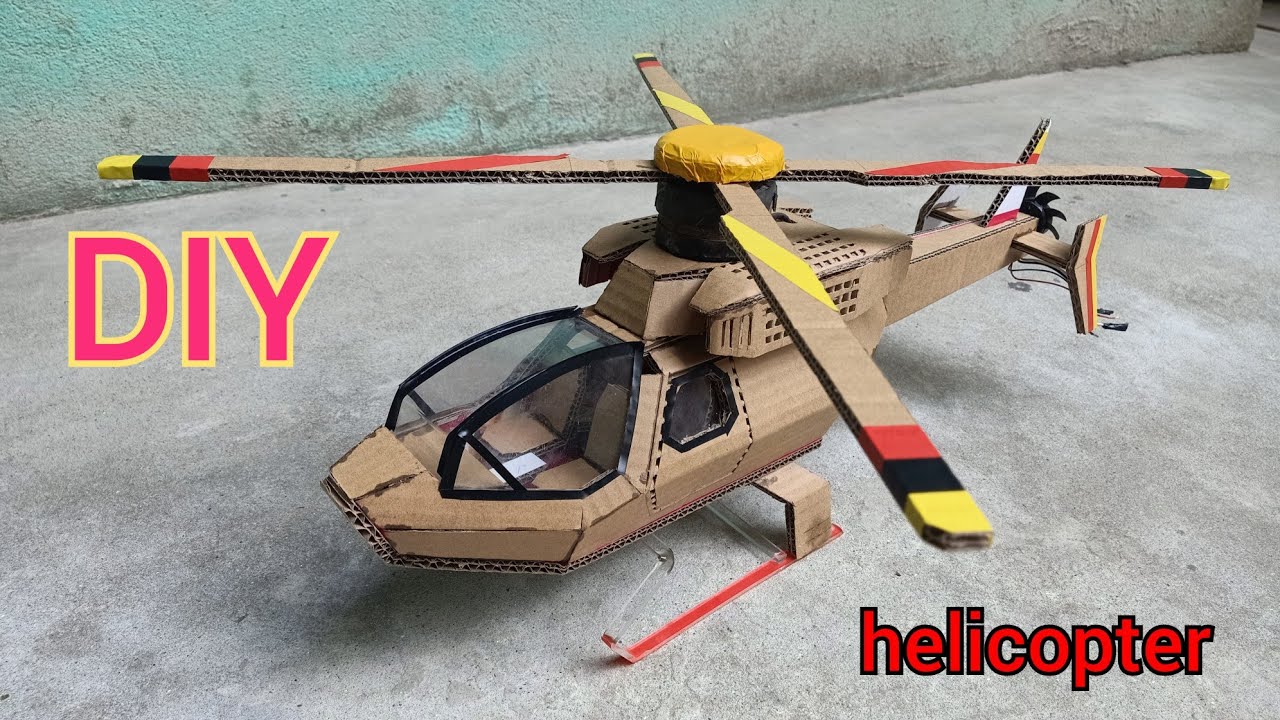 cardboard helicopter|how to make helicopter from cardboard|cardboard se ...