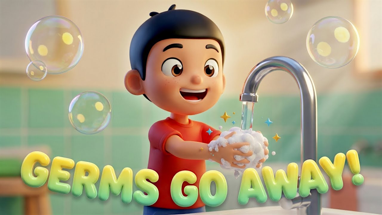 Wash Your Hands Song | Germs Go Away! Healthy Habits for Kids - YouTube
