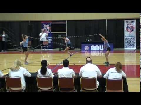 Double Dutch Single Freestyle Routine - Junior Olympics 2014 - YouTube
