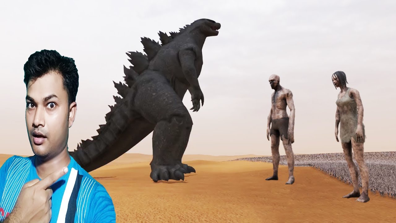 Godzilla vs Zombies a Historical Fight -UEBS2 Gameplay - YouTube