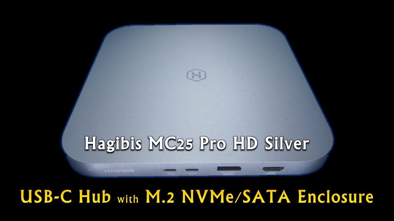 Unboxing: S02E47 | Hagibis MC25 Pro HD Silver | USB-C Hub with Hard ...