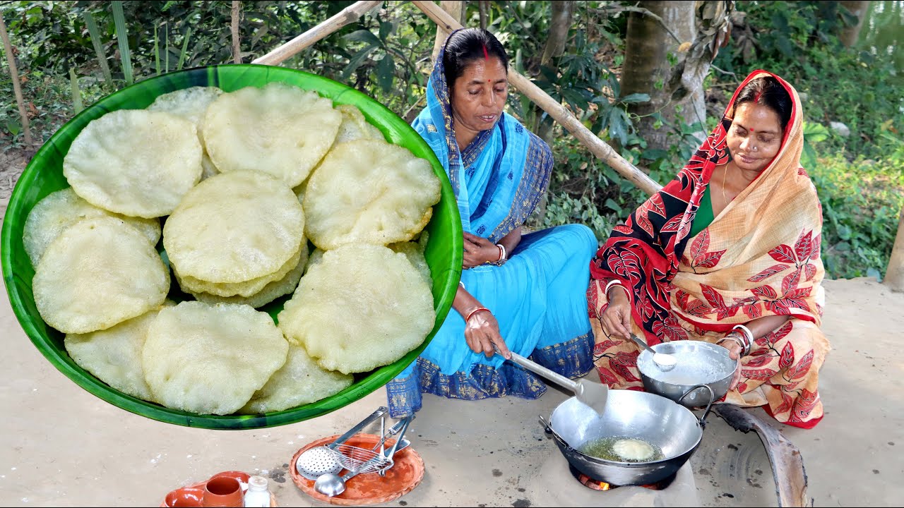 শীতের শুরুতে চালের গুঁড়ি ছাড়াই 10 মিনিটে এক থালা পিঠে / Pithe Making ...