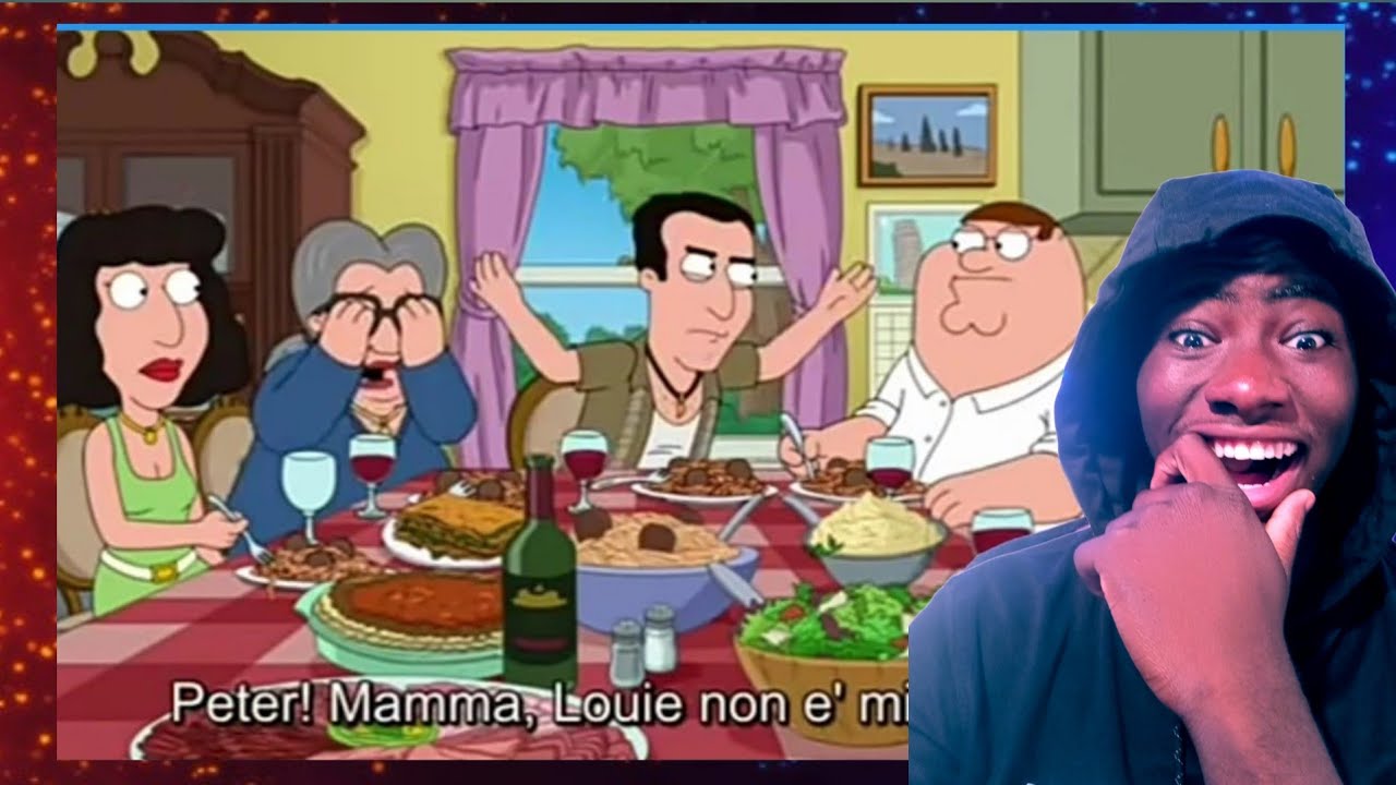 Family Guy Italian stereotype compilation reaction - YouTube