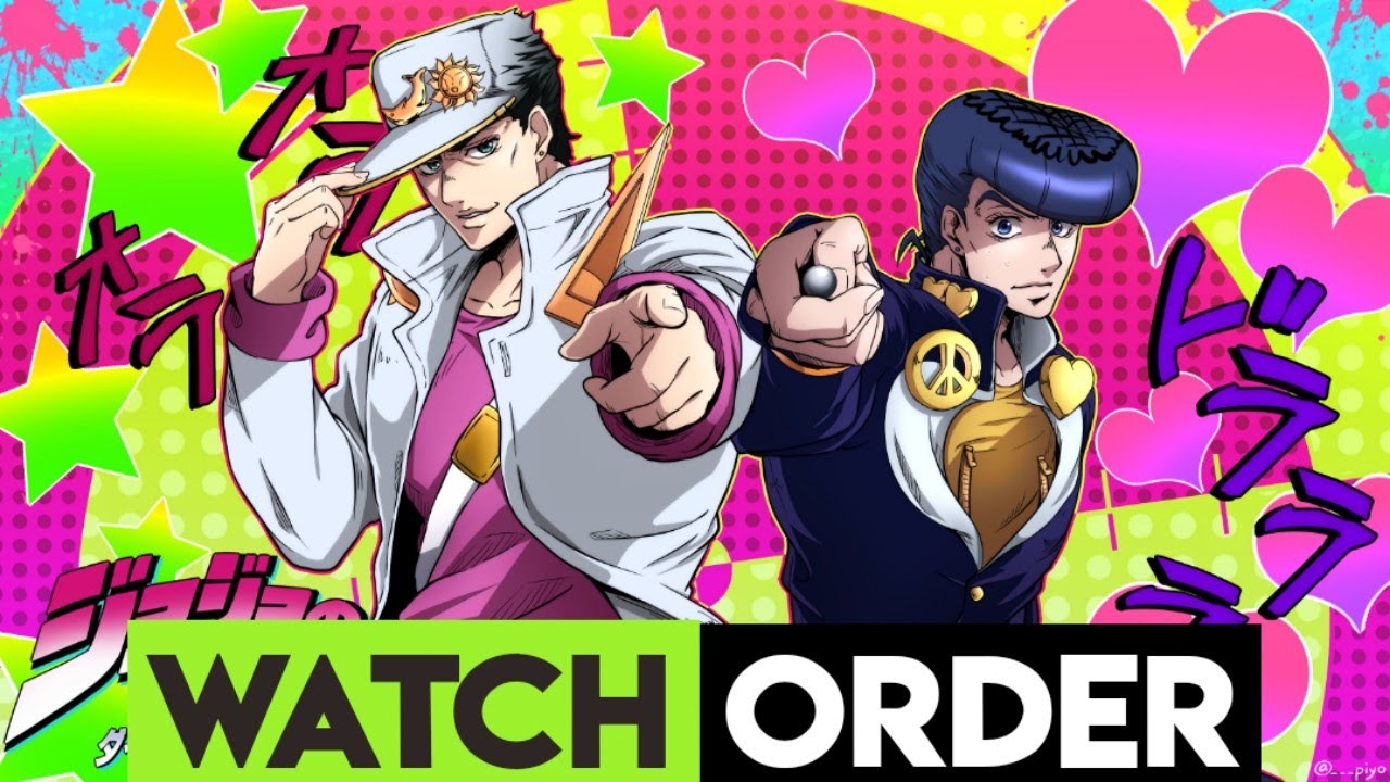 Best Watch Order Guide JoJo 2022 - YouTube