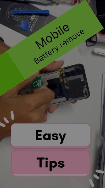 Mobile Battery Remove #mobilerepair #technology - YouTube