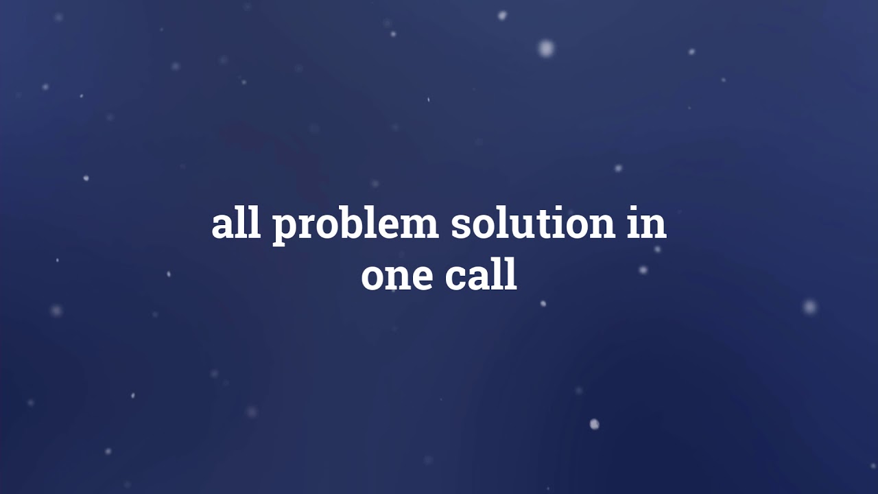 all problem solution in one call - YouTube