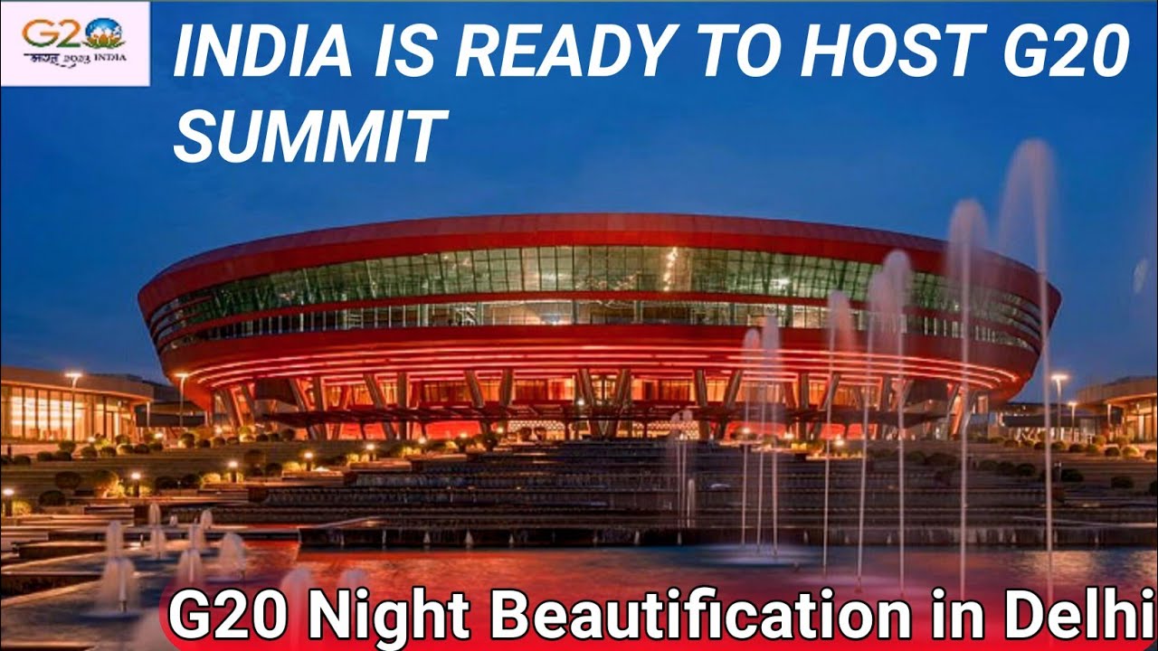 G20 Delhi Beautification Road Night View | New India | G20 in Delhi ...