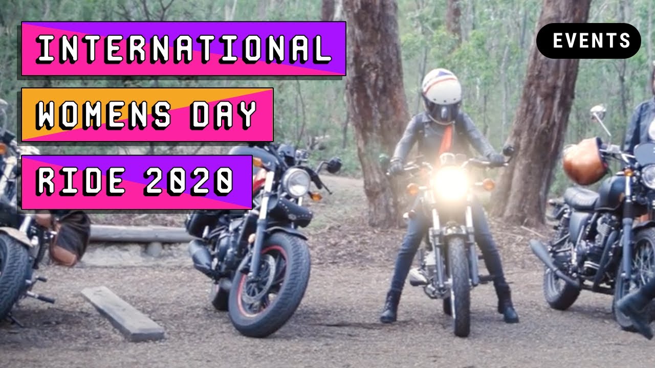Biker Girl Motorcycle Ride: International Women’s Day - YouTube