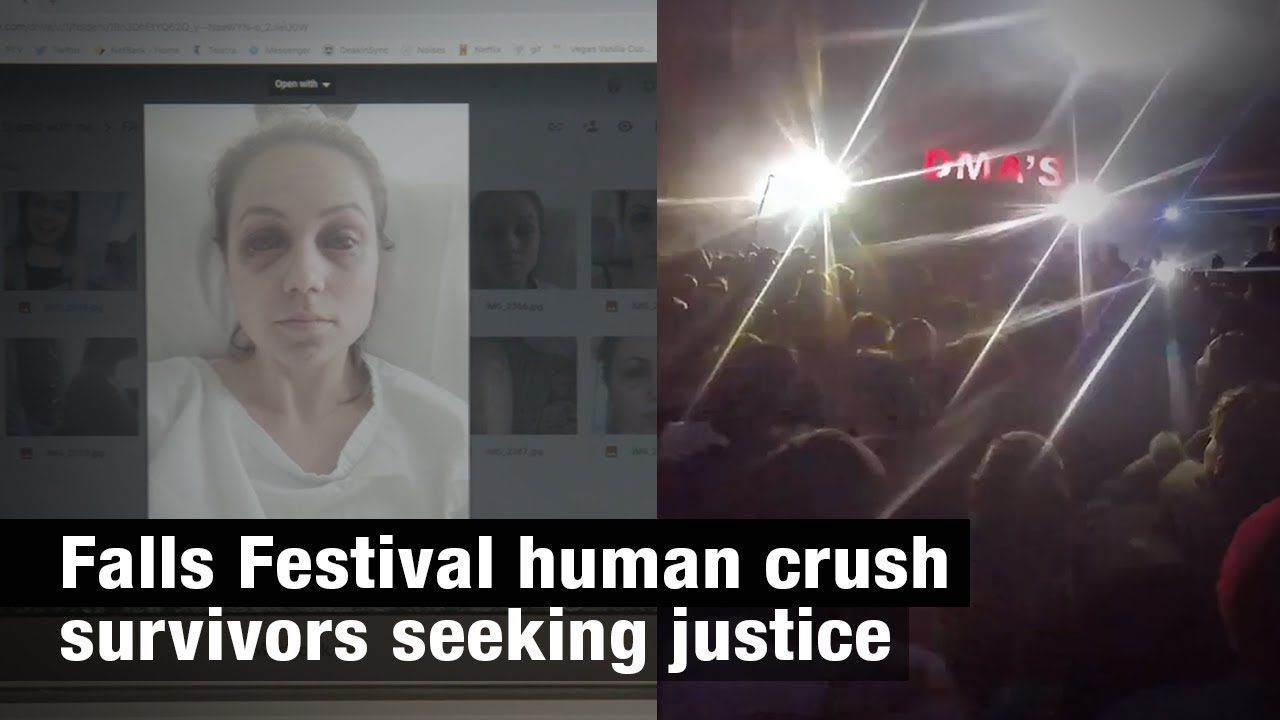 Falls Festival human crush survivors seeking justice - YouTube