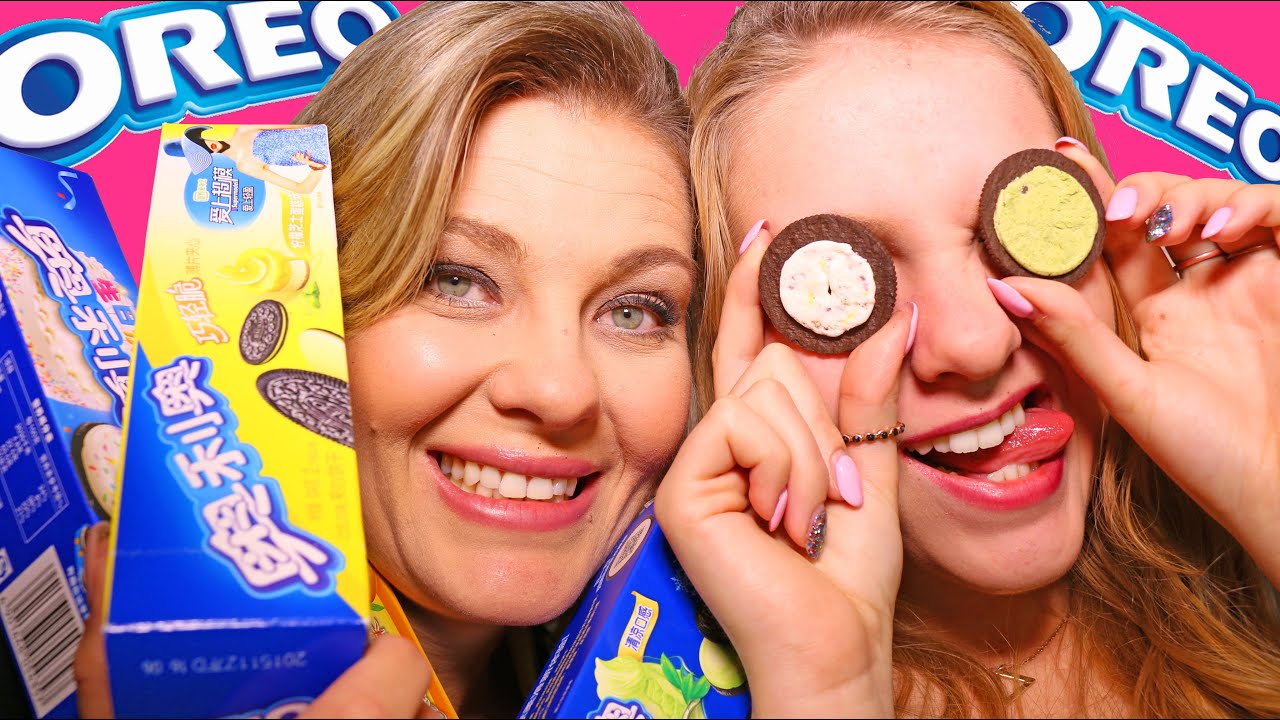 FUN OREO CHALLENGE ! [English & Italiano] - YouTube
