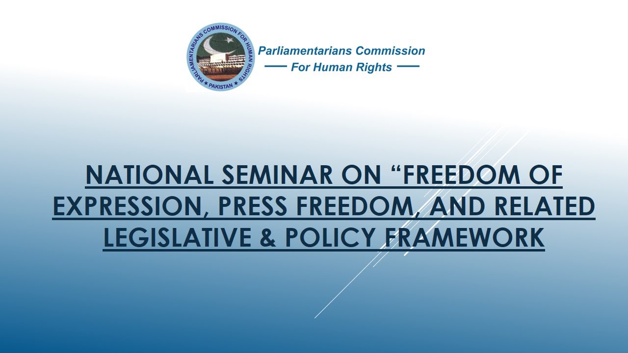 Seminar on Freedom of Expression, Press Freedom & Related Laws - YouTube