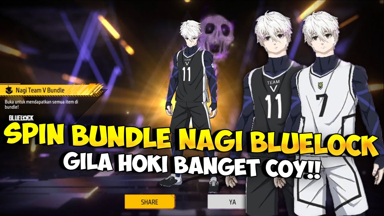 BORONG BUNDLE NAGI BLUELOCK !! Spin Nagi Wheel Hoki Banget Tanpa Nuker ...