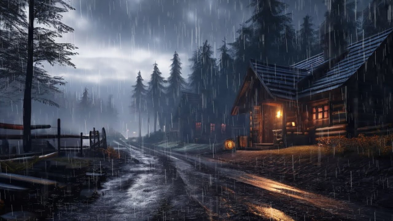 Calming Rain Drizzle in a Forest - Perfect ASMR Sounds for Study ...