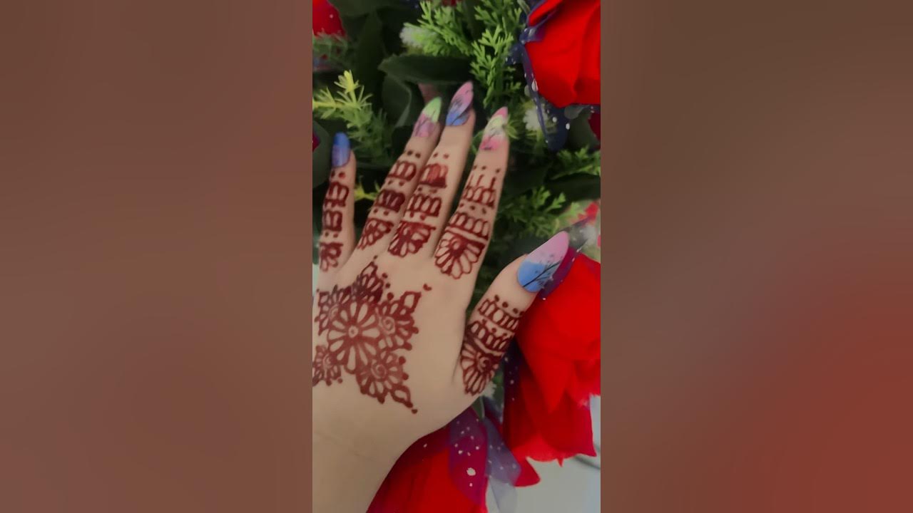 Eid Mehedi Design 🌙💫 #Toofan #trending #viral #shorts#eidmovie - YouTube