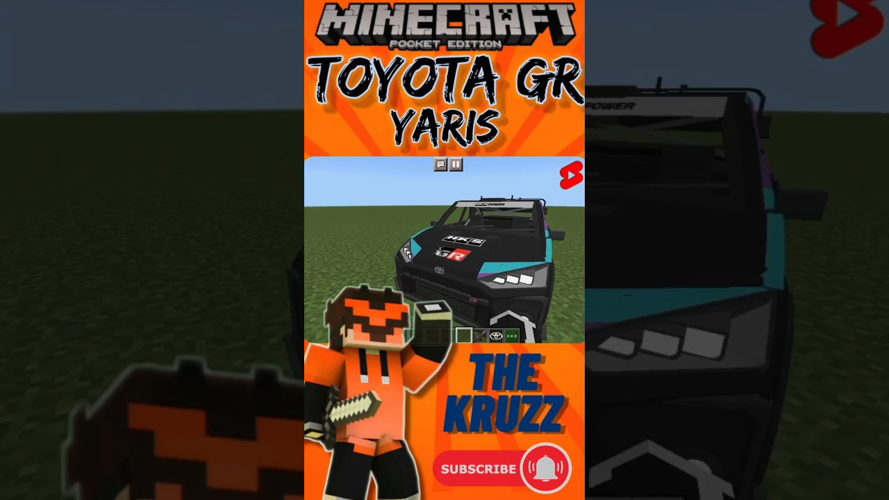 Minecraft Pe Car Mod - 2021 Toyota GR Yaris #minecraftshorts # ...