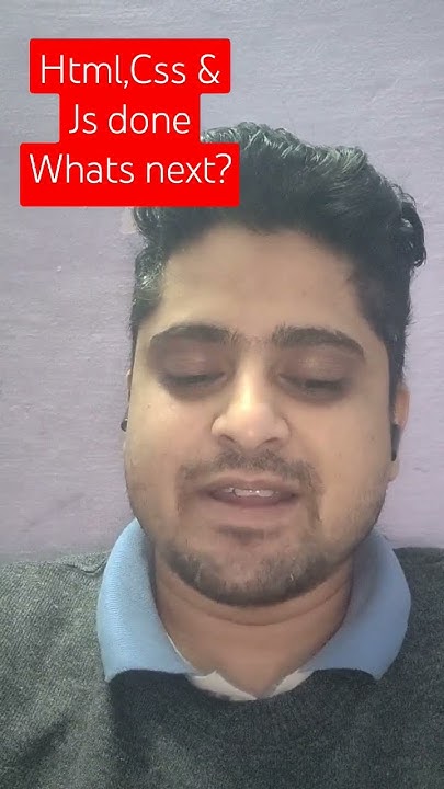 Html css and js done ? - YouTube