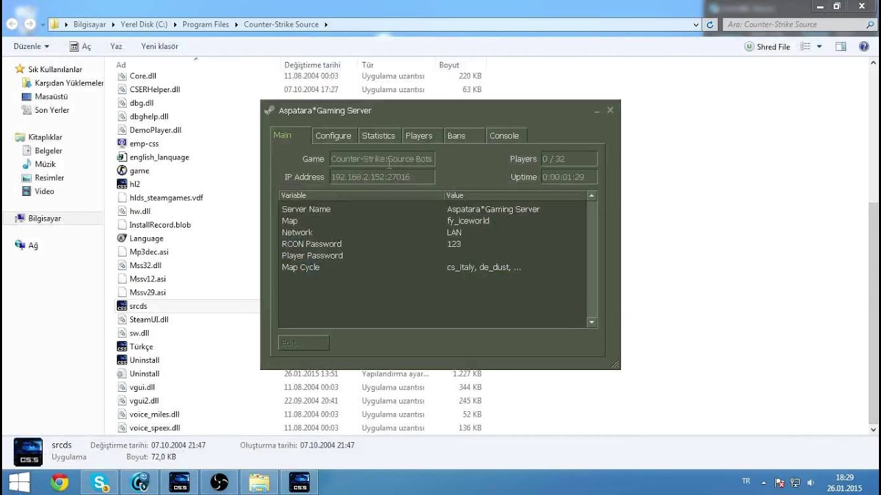 Counter Strike:Source Server Açma Detaylı! - YouTube