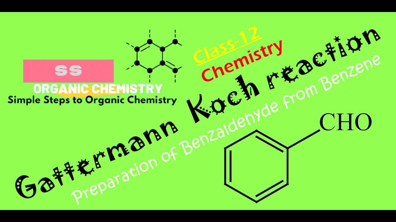 Gattermann–Koch Reaction| Preparation of Benzaldehyde from Benzene ...