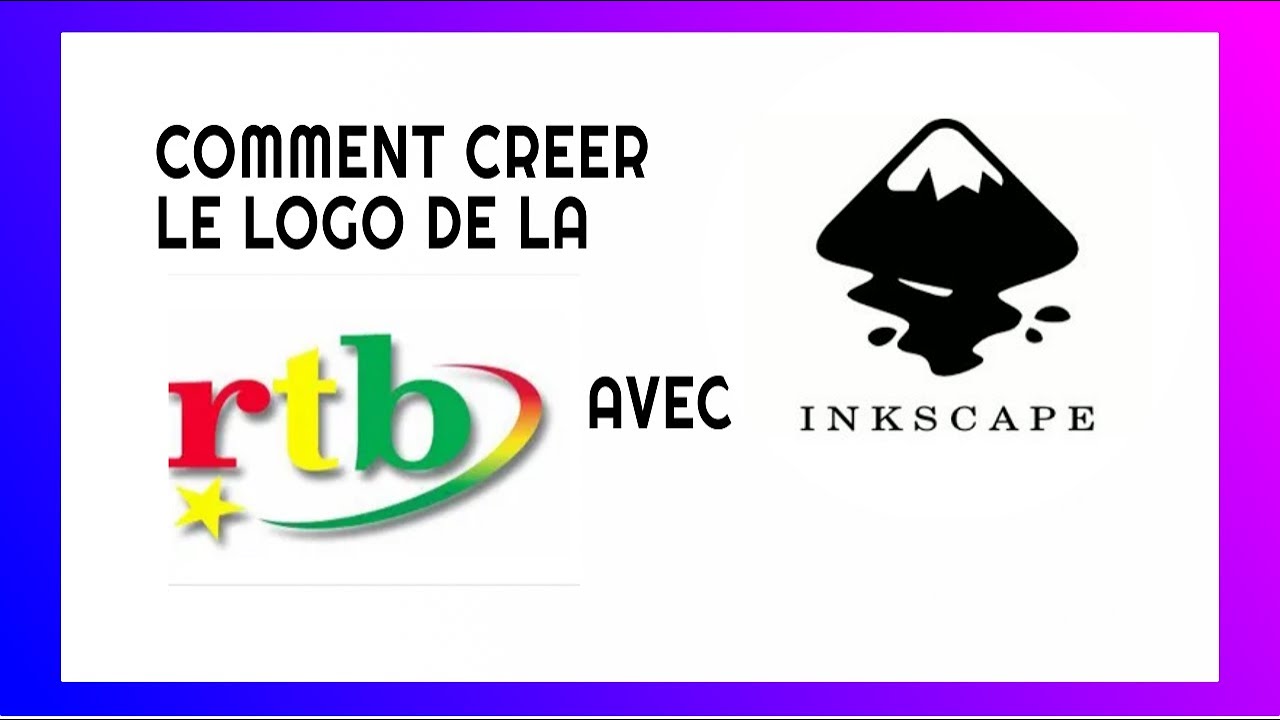 Comment créer le logo la RTB Burkina | Inkscape tutoriel | Conception ...