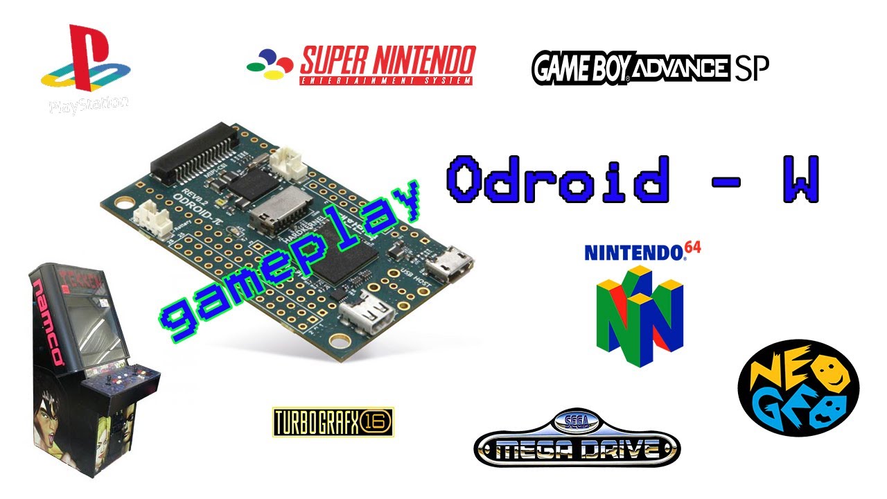 Odroid W (Zero) - Gameplay #Nes#Snes#MAME#N64#PSX - YouTube