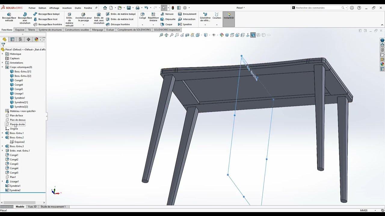 Solidworks Table - YouTube