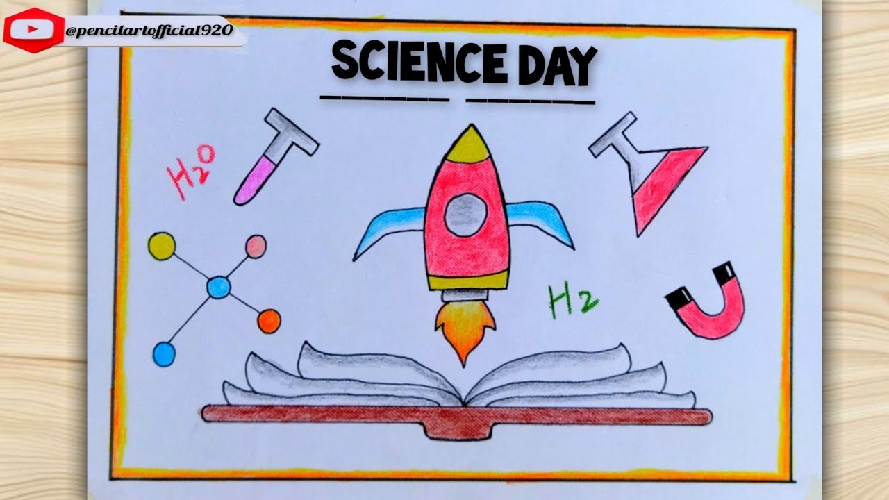 National Science Day Drawing/national science day drawing easy/national ...