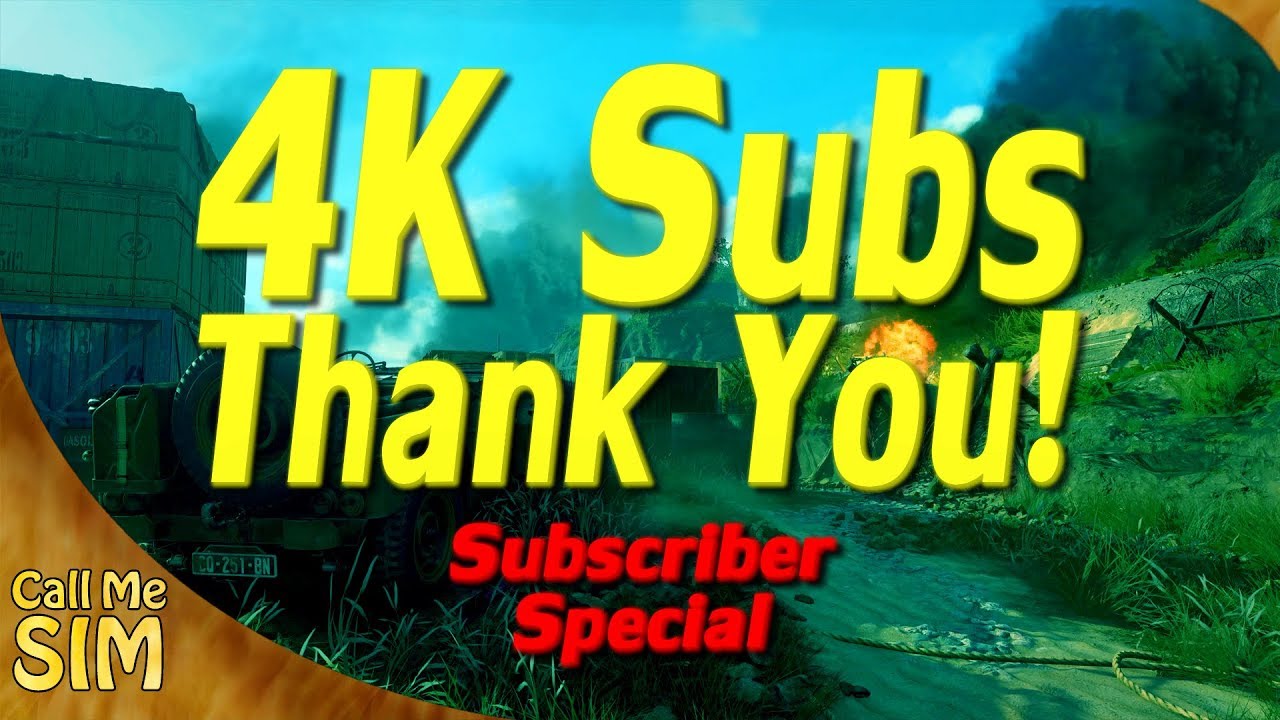 4K Subscribers Thank You! - YouTube