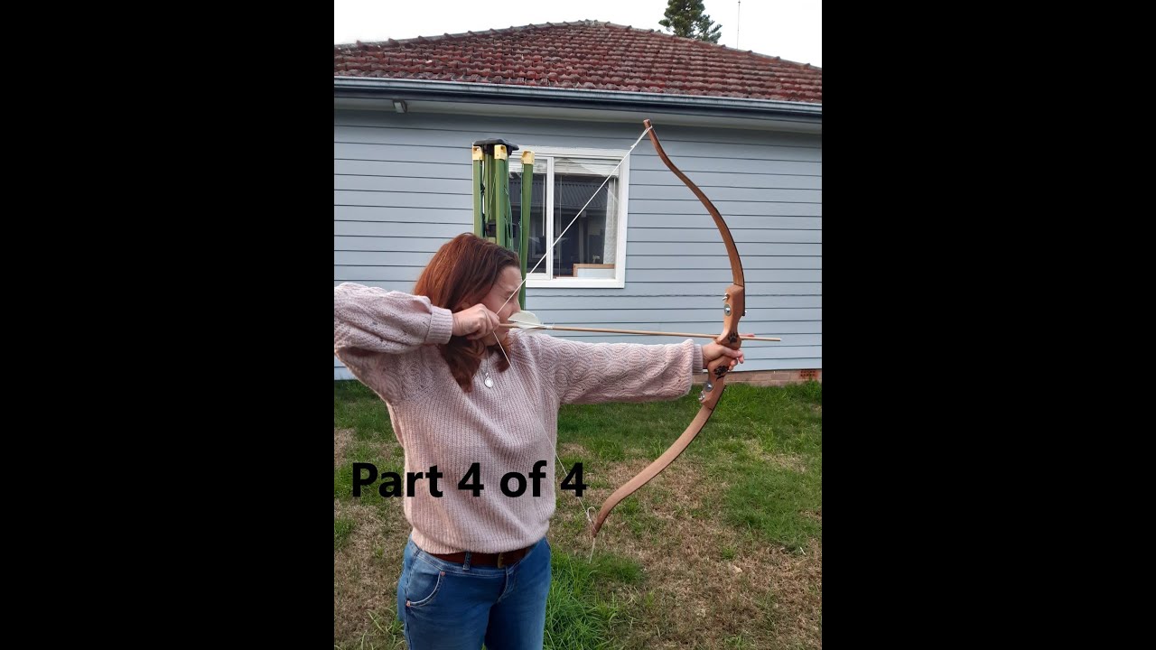 Make your own archery bow at home. Self Bow / take down bow with ...