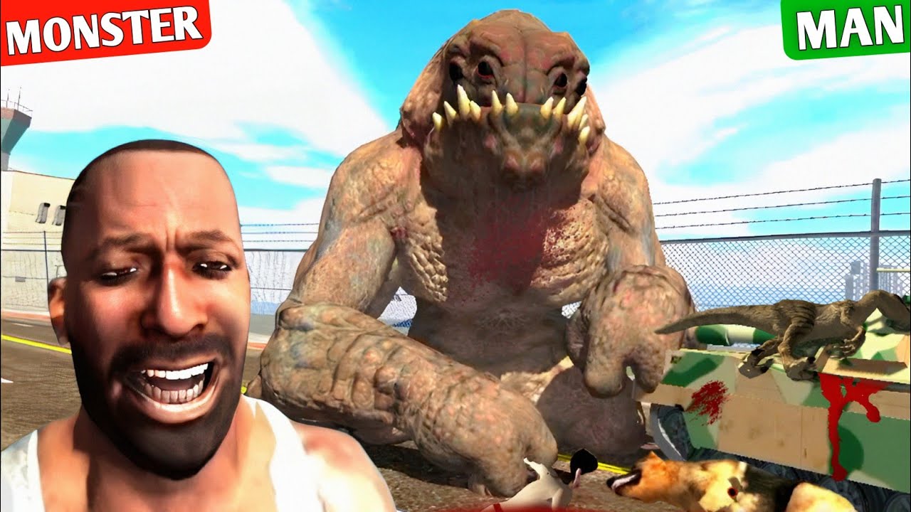 MONSTER MAN ATTACK MY INDIAN BIKE CITY|INDIAN BIKE DRIVING 3D MONSTER ...