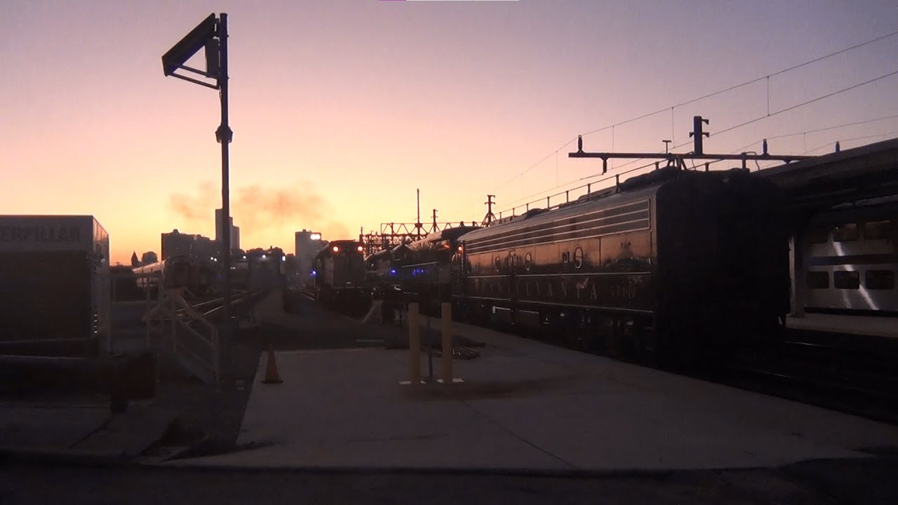 HISTORIC EQUIPMENT MOVE! NJ Transit's 40th Anniversary Display ...